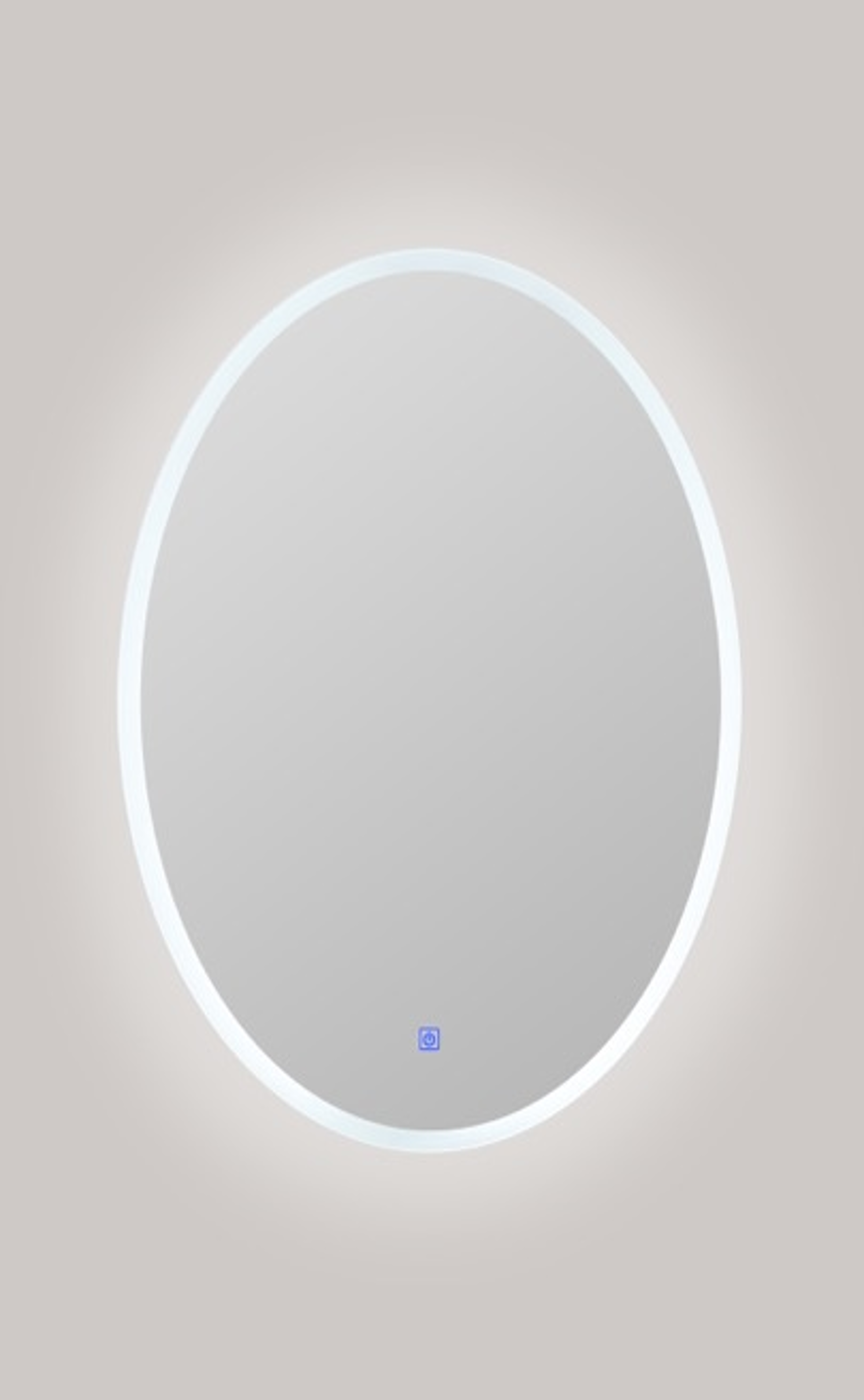 Oval - LED Edge Mirror 600 X 800 mm